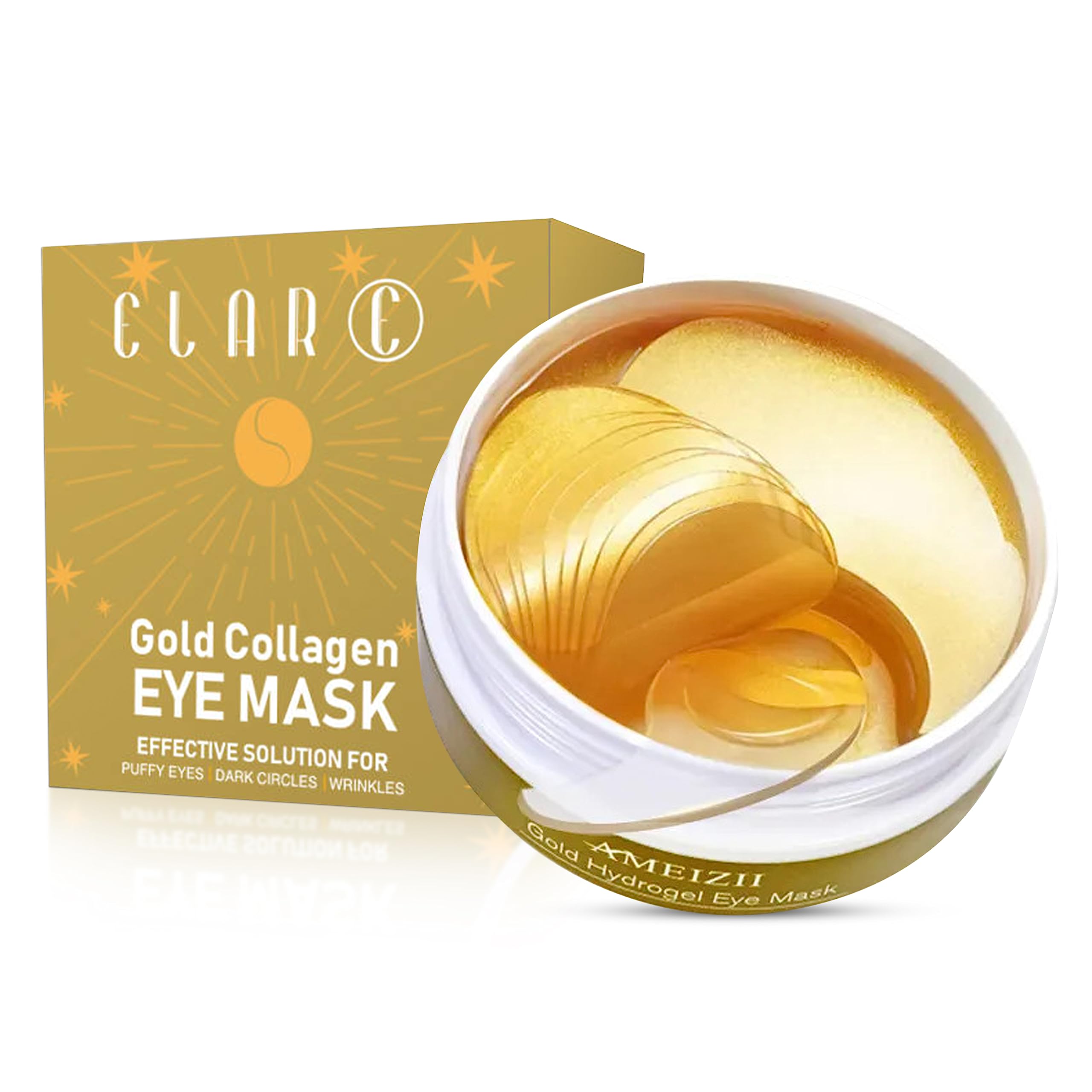 32 Pairs 24K Gold Under Eye Patches - Dark Circle & Puffy Eye Treatment ...
