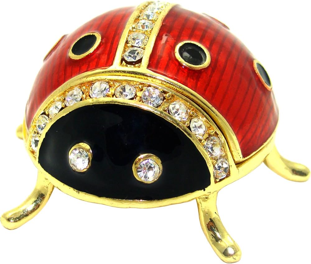 Amazon.com: Objet D'Art Release #413 "Lady In Red" Handmade Jeweled ...