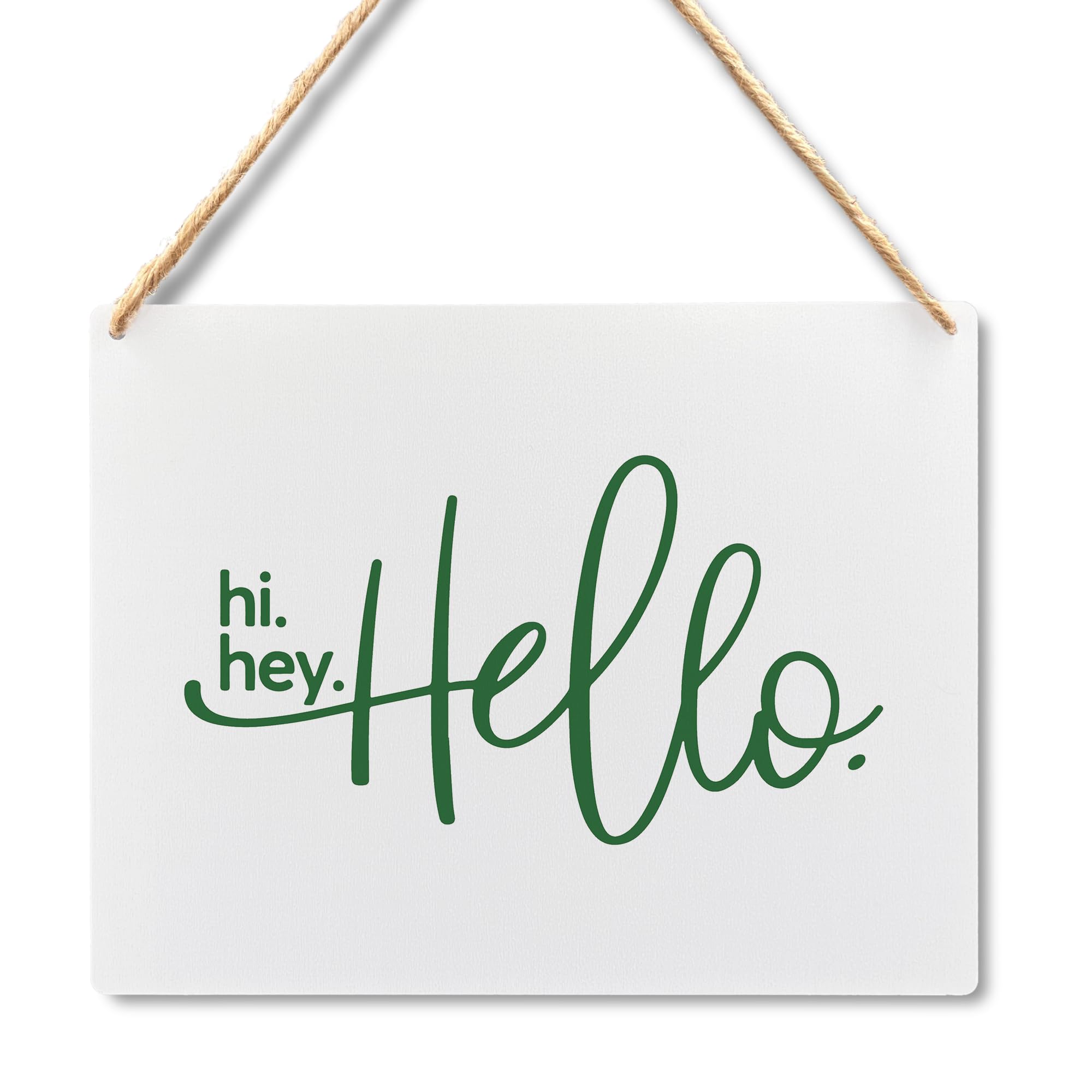 Amazon.com : Wall Pediments Welcome Sign for Front Door,Hello Sign,Hi ...