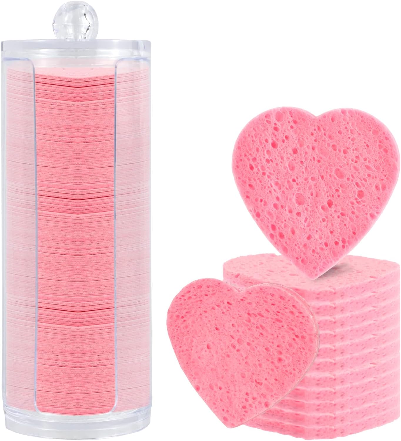 Amazon.com : WATUNID 120-Count Compressed Facial Sponges with Container ...