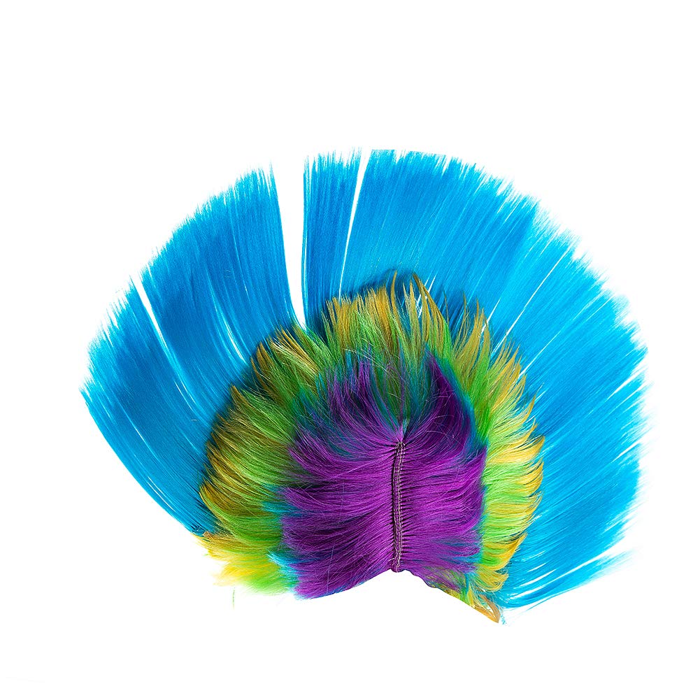 Amazon.com: Easyinsmile Rainbow Mohawk Wig Hallowmas Masquerade Punk ...