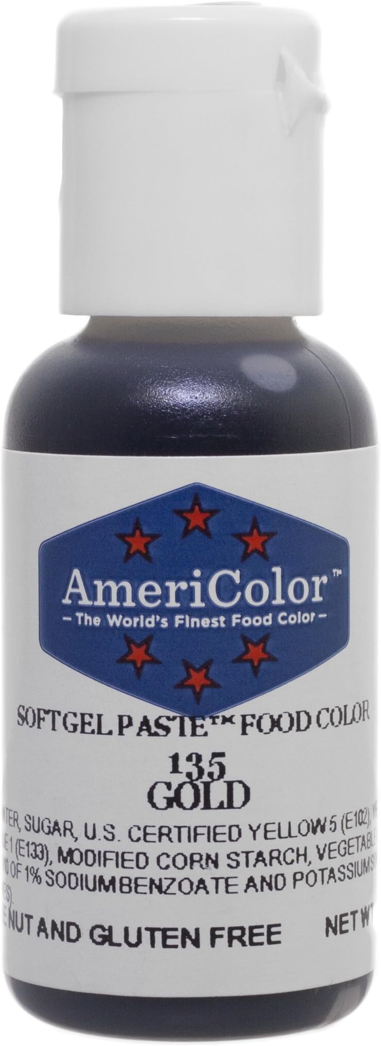 Amazon.com: Americolor Soft Gel Paste Food Color, 0.75-Ounce, Red ...