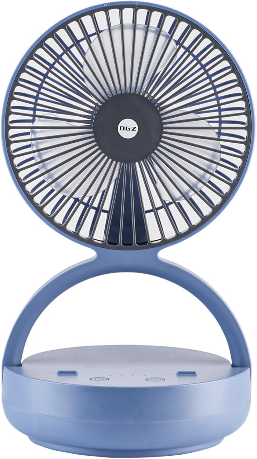 Amazon.com: Rechargeable Portable Fan 7 inch USB Small Desk Fan ...