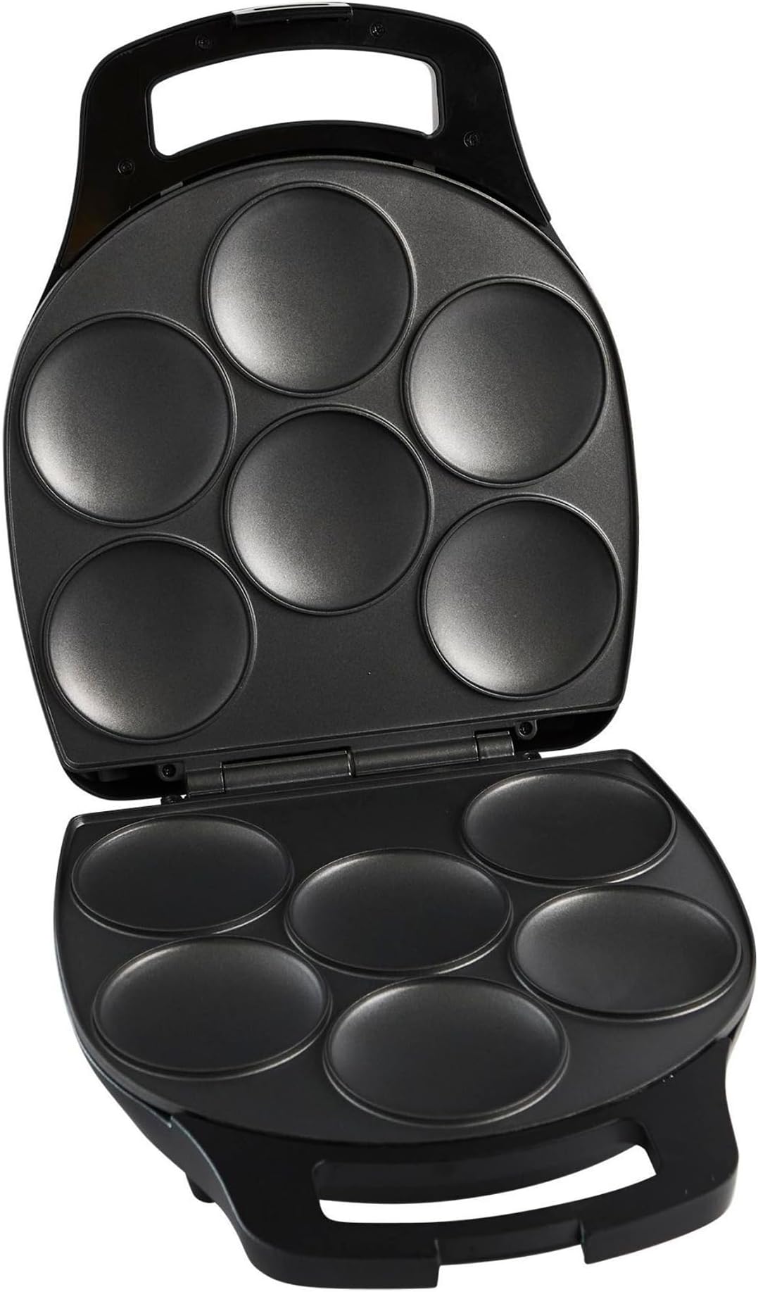 Amazon.com: Brentwood AR-136 6 Piece Non-Stick Arepa Maker Silver, 1 ...