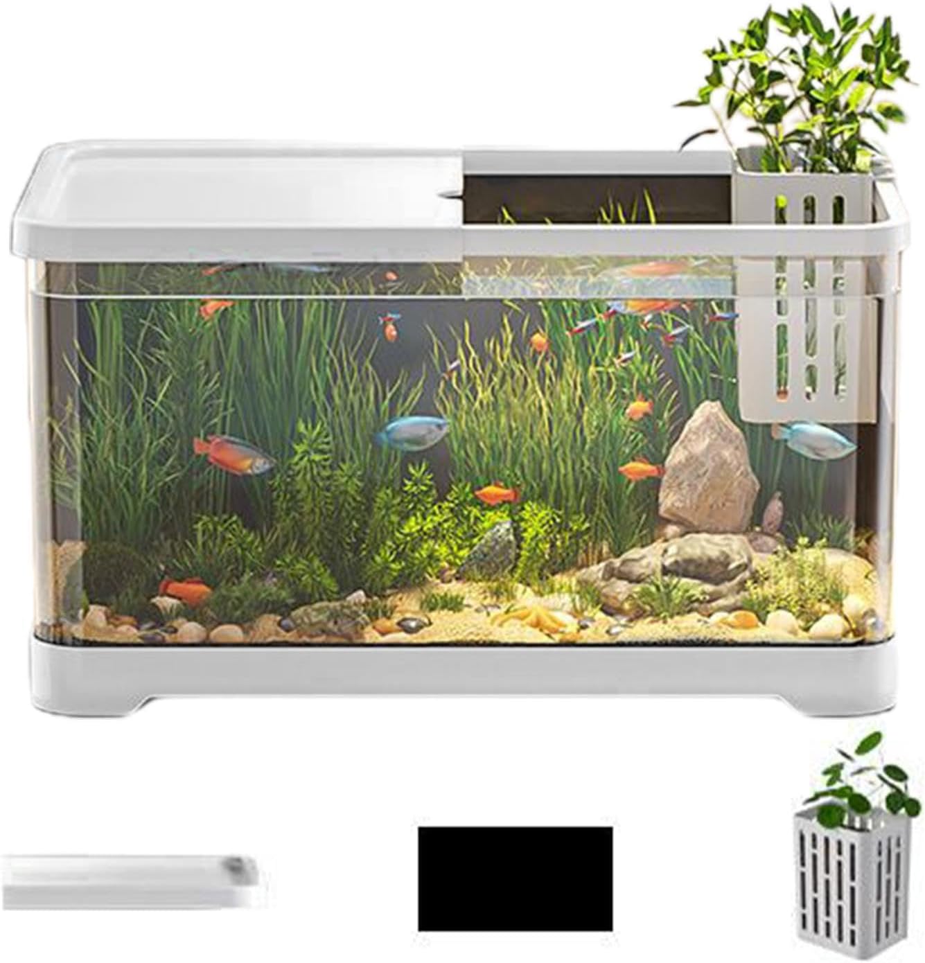 Amazon.com : Fish Tank Kit - Versatile Fish Tanks with Basket | Small ...