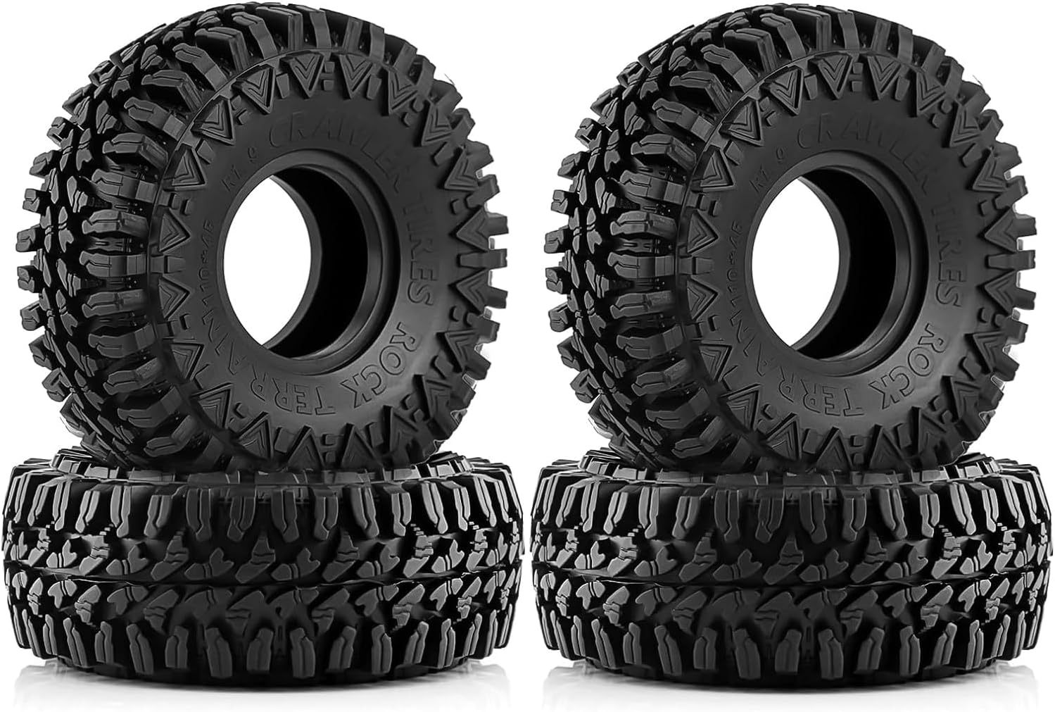 Amazon.com: Lifehead 1.9inch Crawler Tires All Terrain Pliable Rubber ...