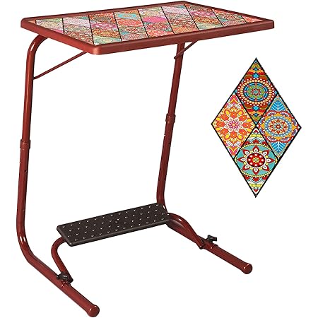 TABLE MAGIC Multipurpose Laptop Table Mat Finish Top Footrest Work Home ...