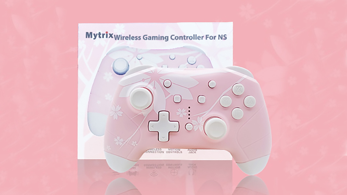 Sakura Pink Wireless Switch Controller for Nintendo Switch