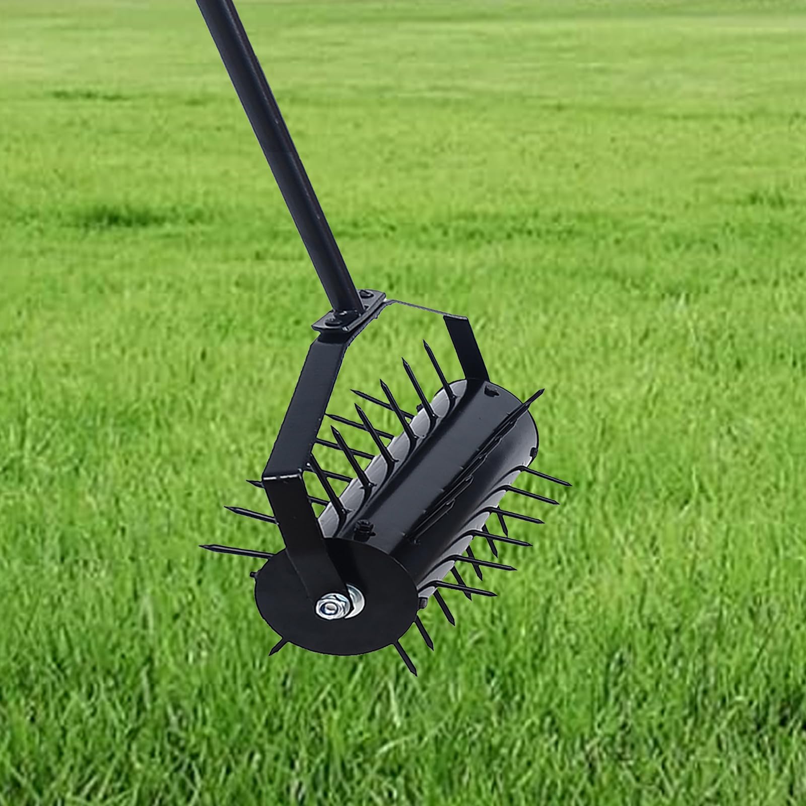 Amazon.com : Rolling Manual Lawn Aerator,Heavy Duty Home Aerator Lawn ...