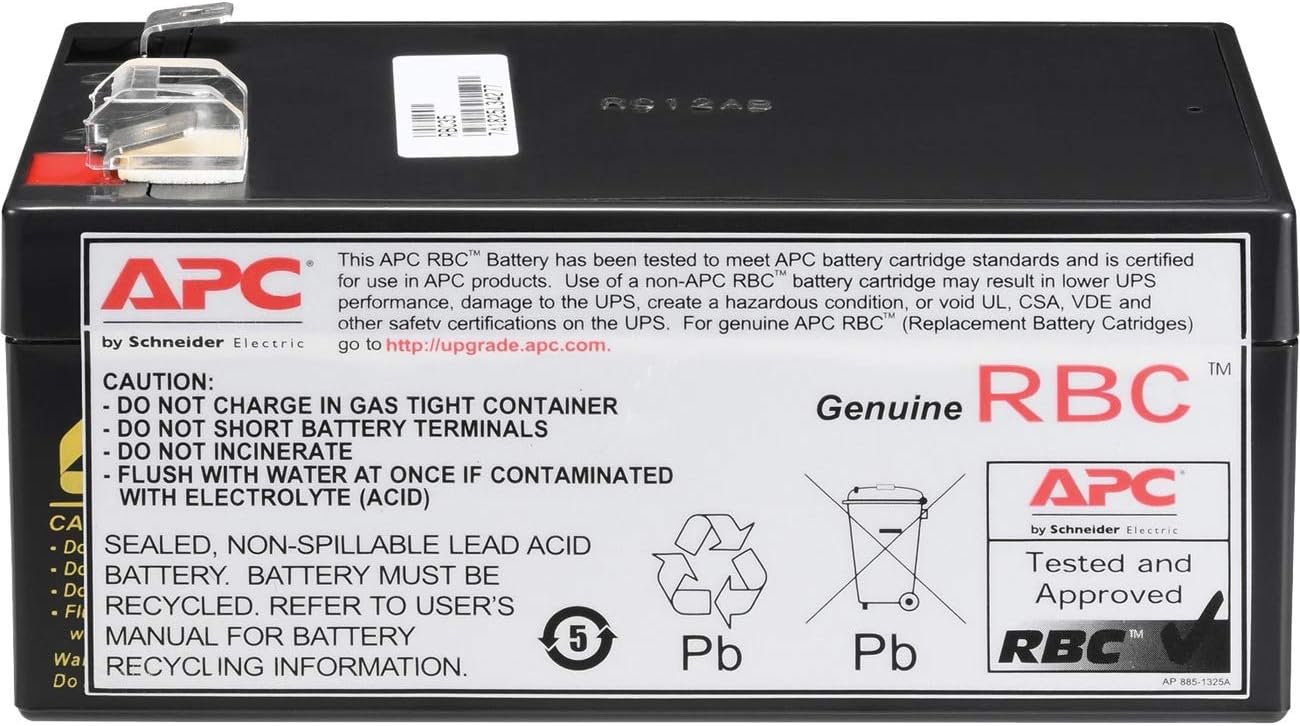 APC RBC35 Replacement Battery,Black : APC(R): Amazon.ca: Electronics