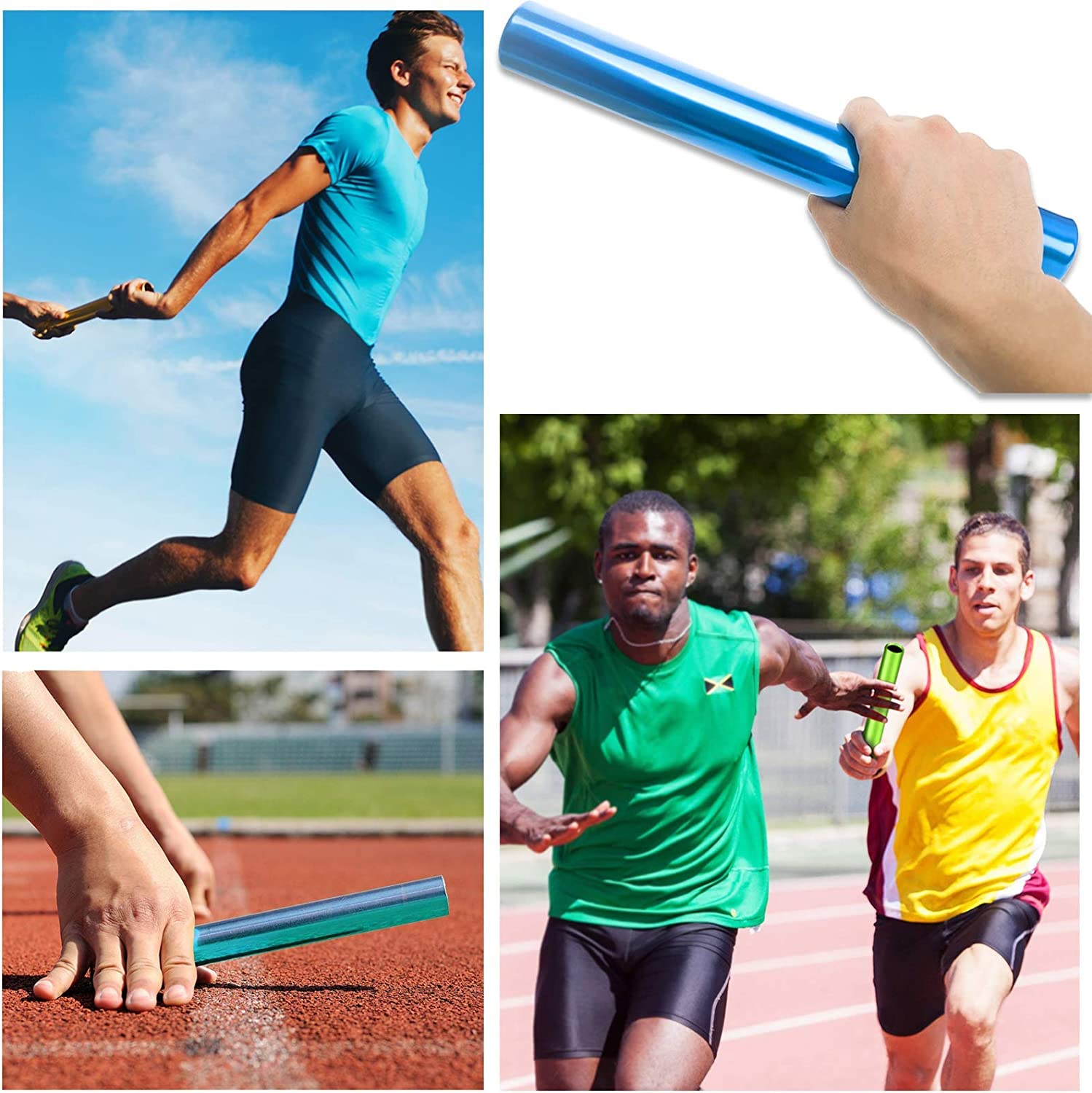 Baton 3 2-Pack Aluminum Relay Batons - Professional Track & Field ...