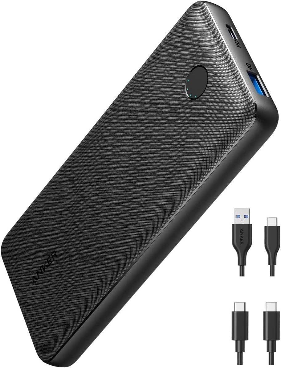 Amazon.com: Anker PowerCore Solar 20000, 18W USB-C Power Bank 20,000 ...