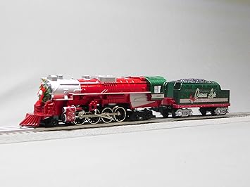 Amazon.com: MTH Christmas Light Express LIONCHIEF STEAM Locomotive O ...