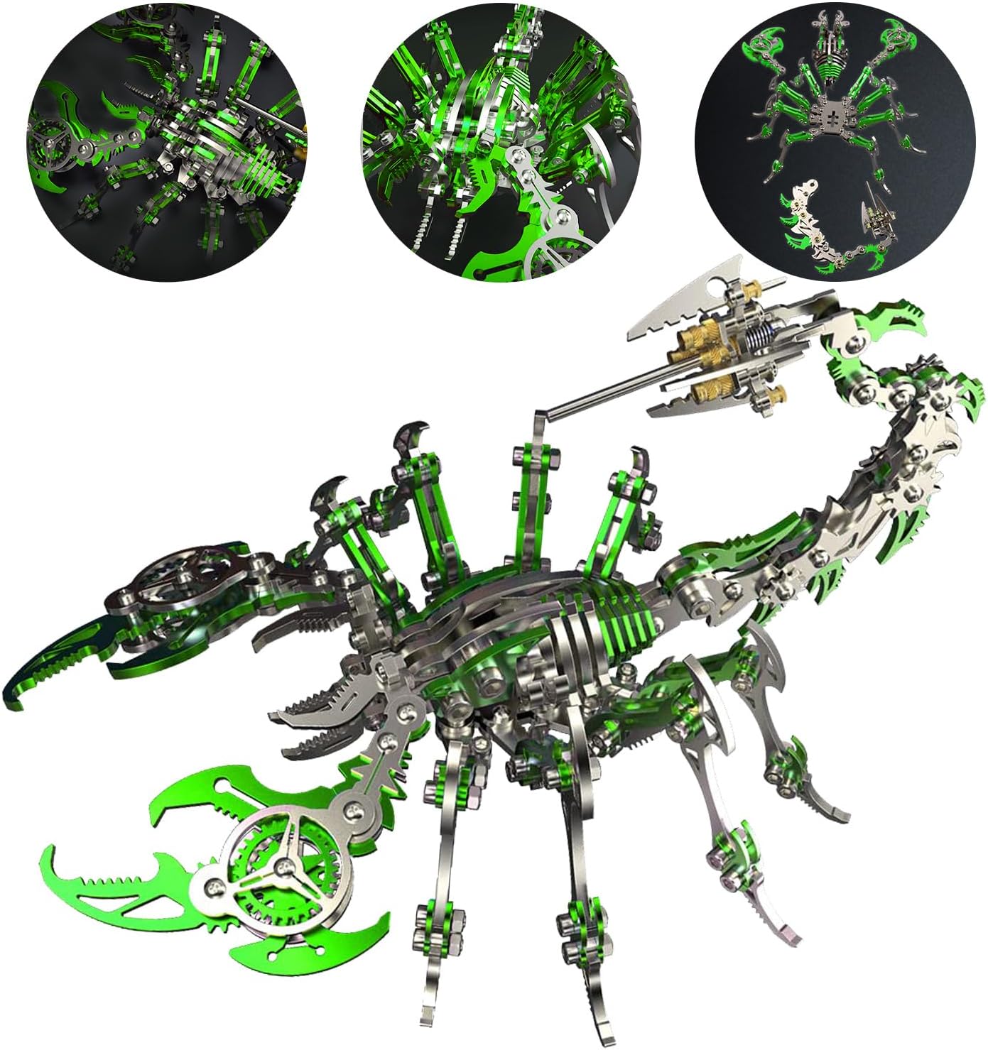 Amazon.com: 3D Metal Puzzle for Adults - Scorpion Metal Puzzle DIY Kits ...