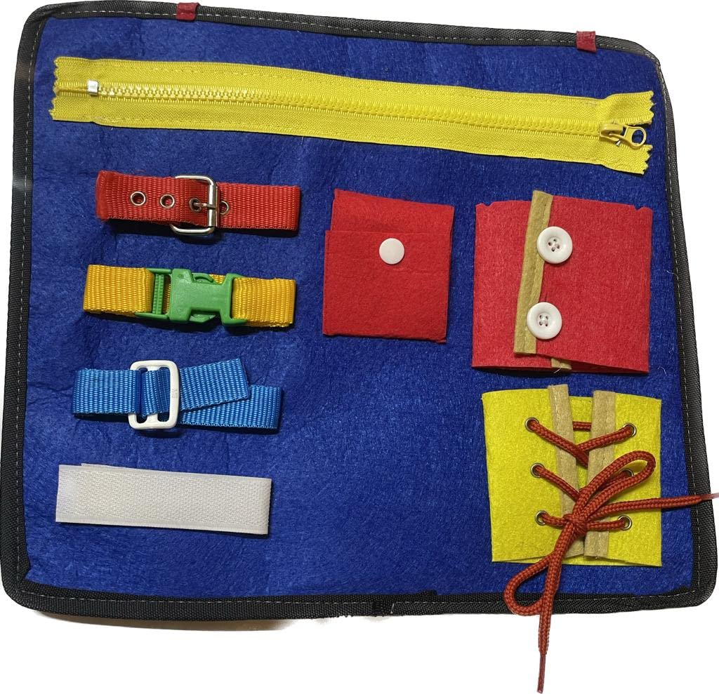 Fabric Strawberry Stop Toddler Busy Board And Buttoning Frame ...