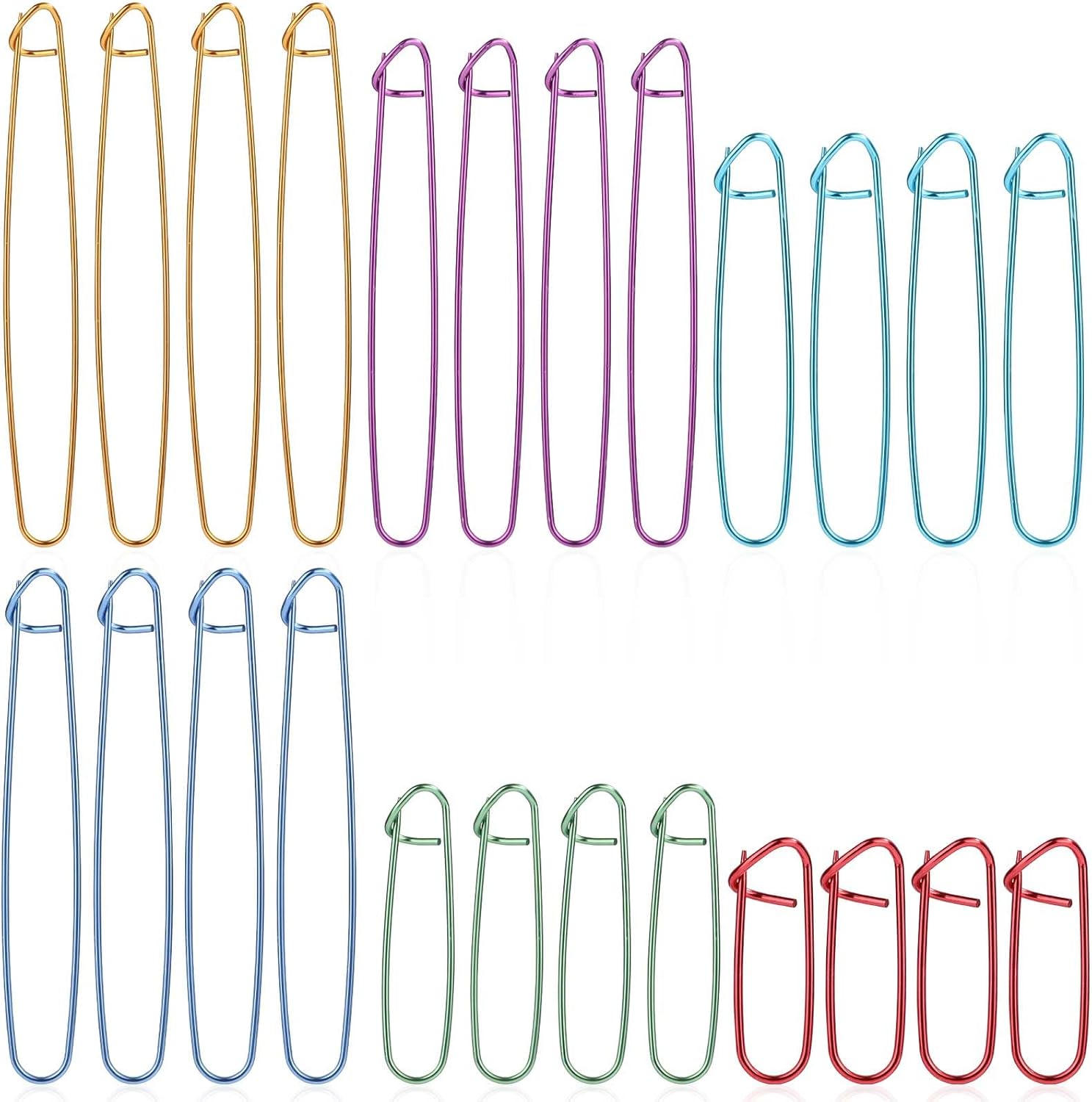 Amazon.com: 12pcs Knitting Stitch Holders, Handy Yarn Stitch Holder ...