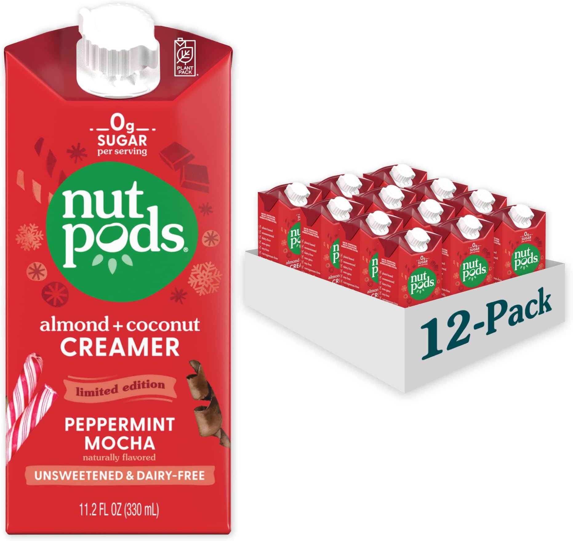 Amazon.com: Coffee mate Peppermint Mocha Creamer, Liquid Singles, 50 ...