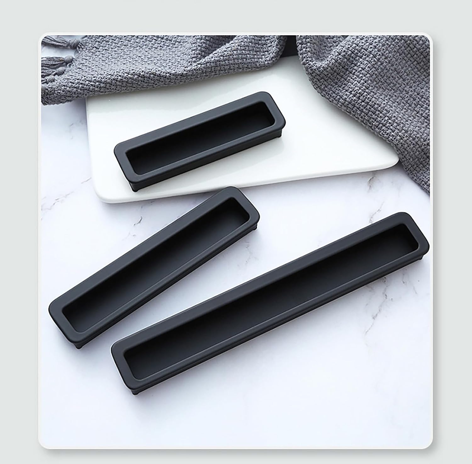 Amazon.com: Recessed Pulls,Sliding Door Handle, 3Pcs Flush Pulls ...