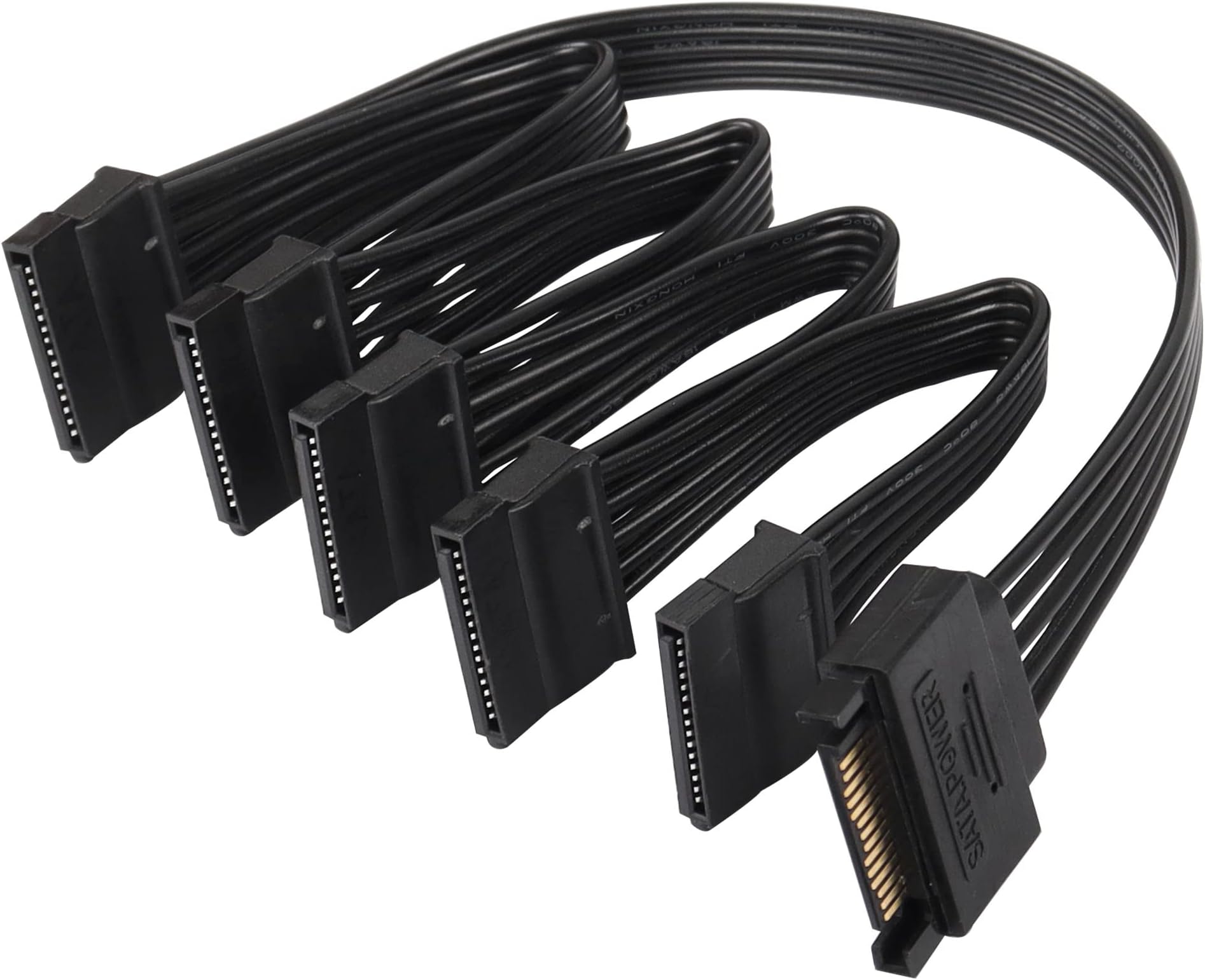 EasyULT SATA Câble Adaptateur répartiteur d'alimentation 5X,15 Pin ...