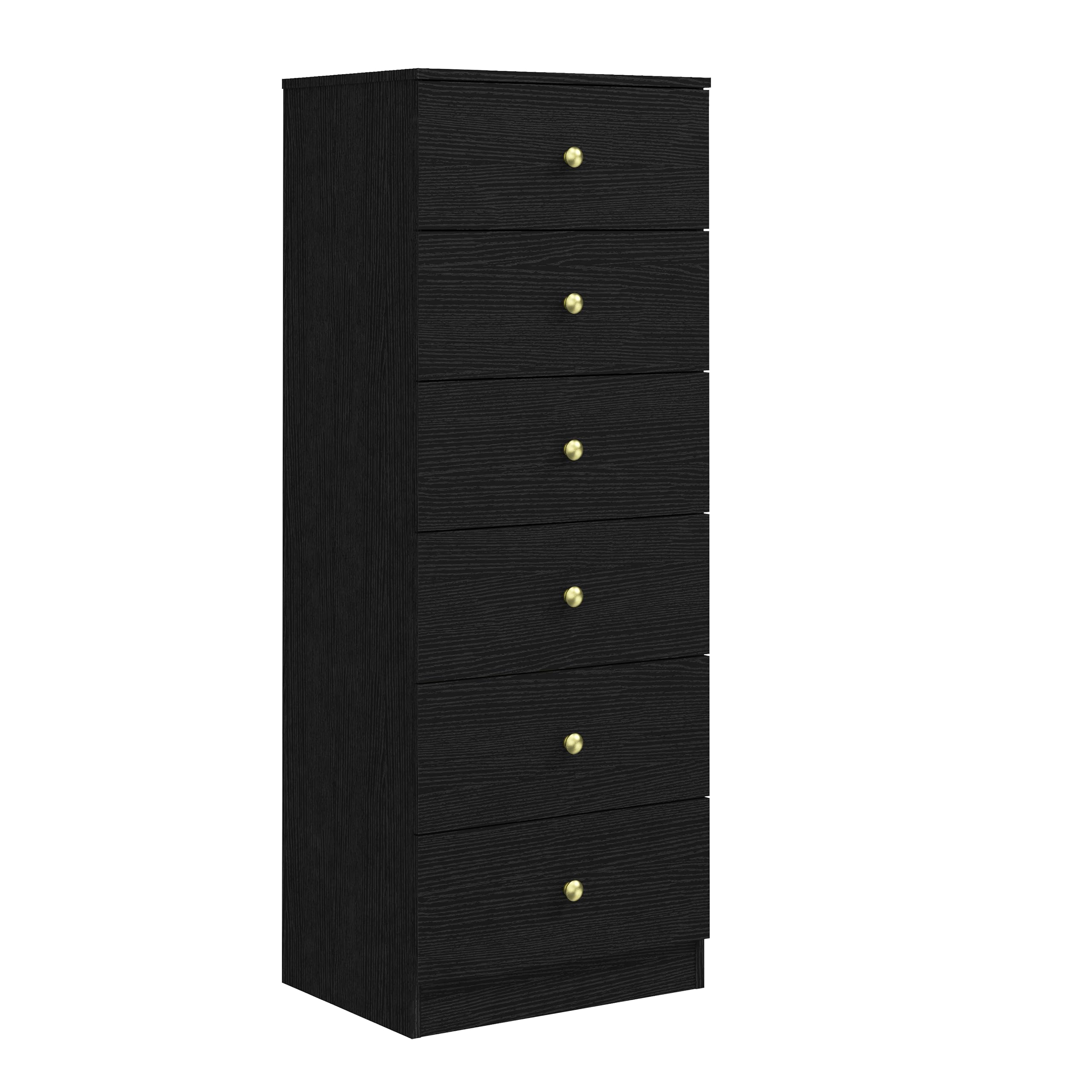 Snapklik.com : Panana Modern 6 Drawer Vertical Dresser, Wood Tall Chest ...