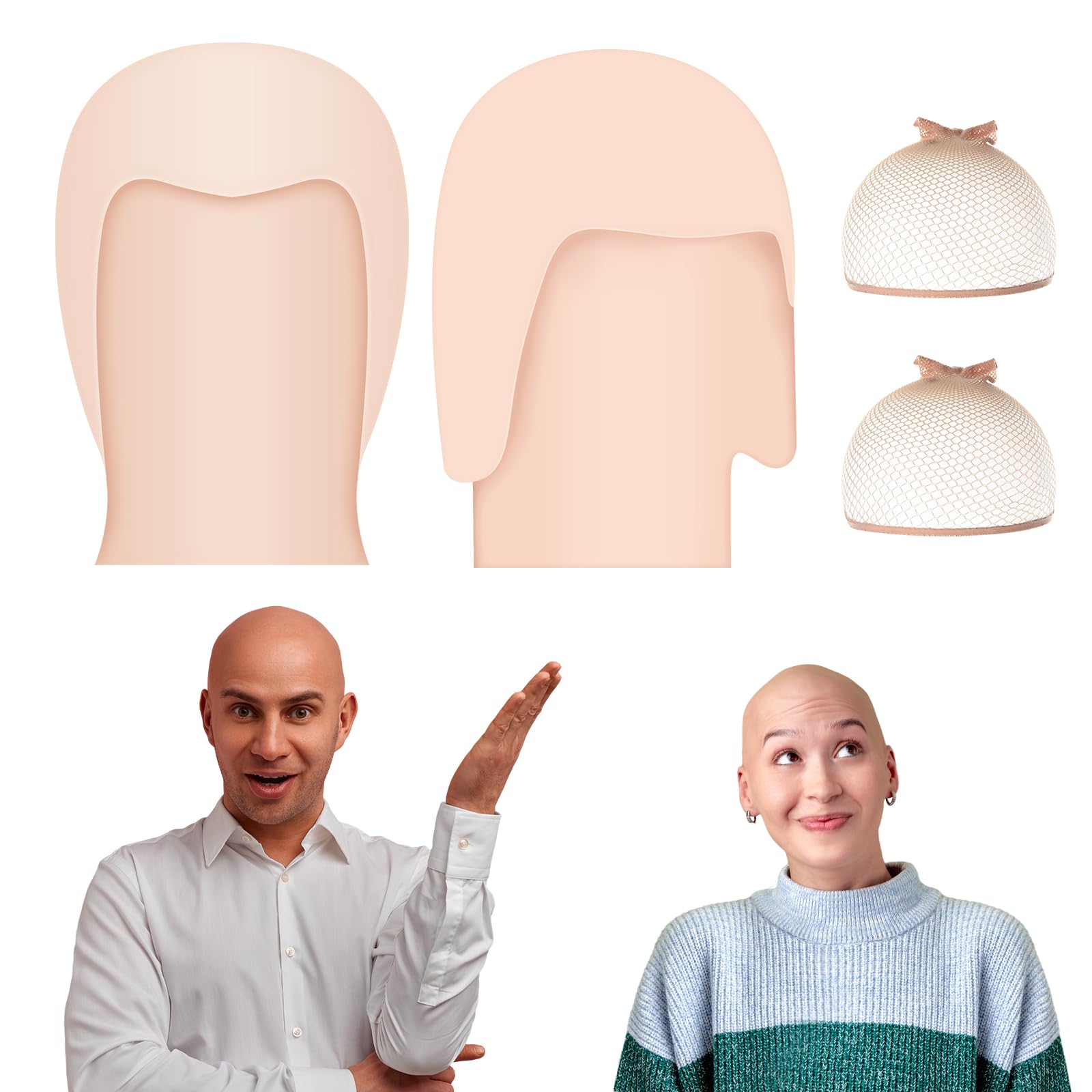 Spirit Halloween Bald Cap : Whats The Best/ How to put on a Bald Cap ...