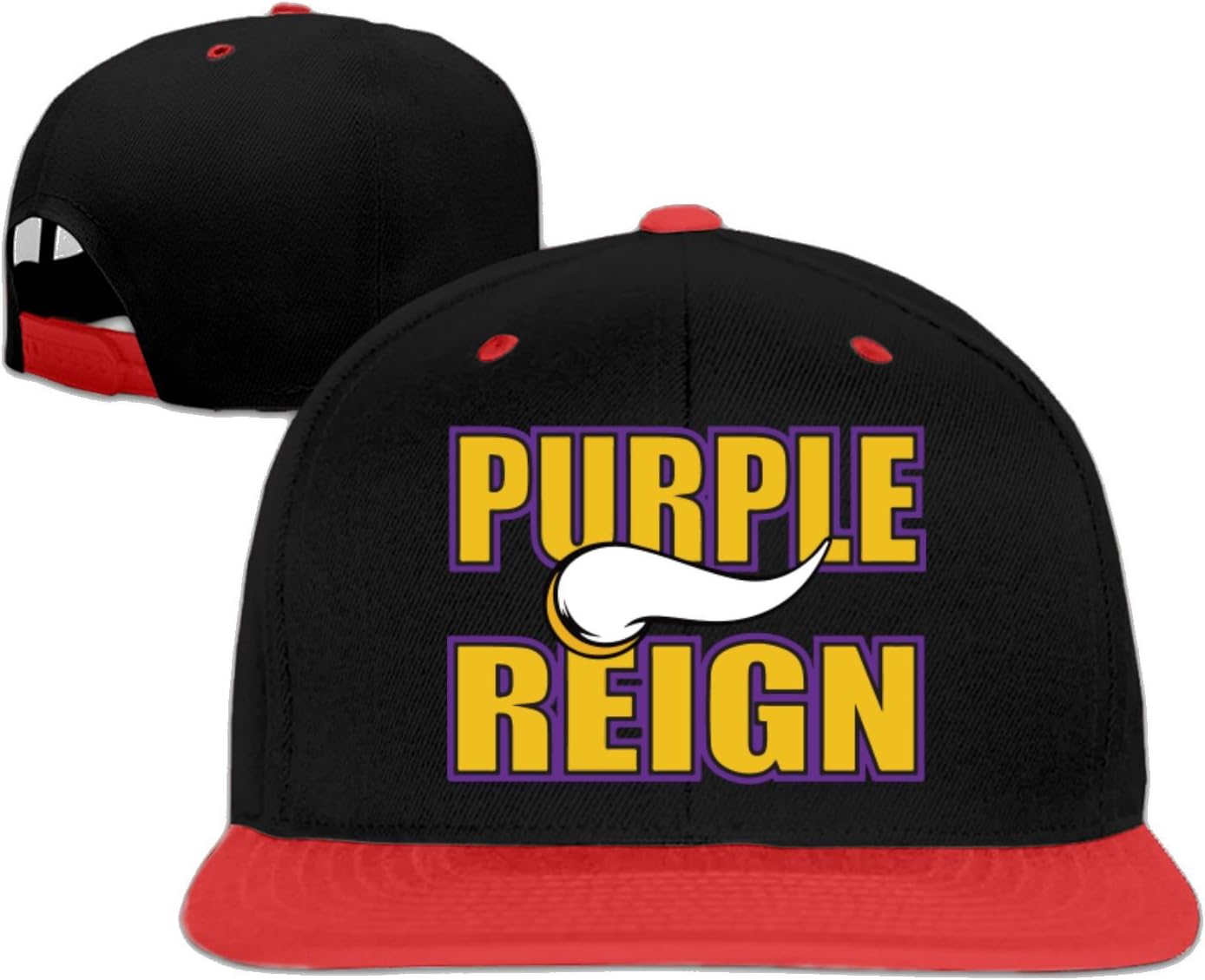Amazon.com: Baseball Cap Hip hop hat Purple Reign hat Red (5 Colors ...