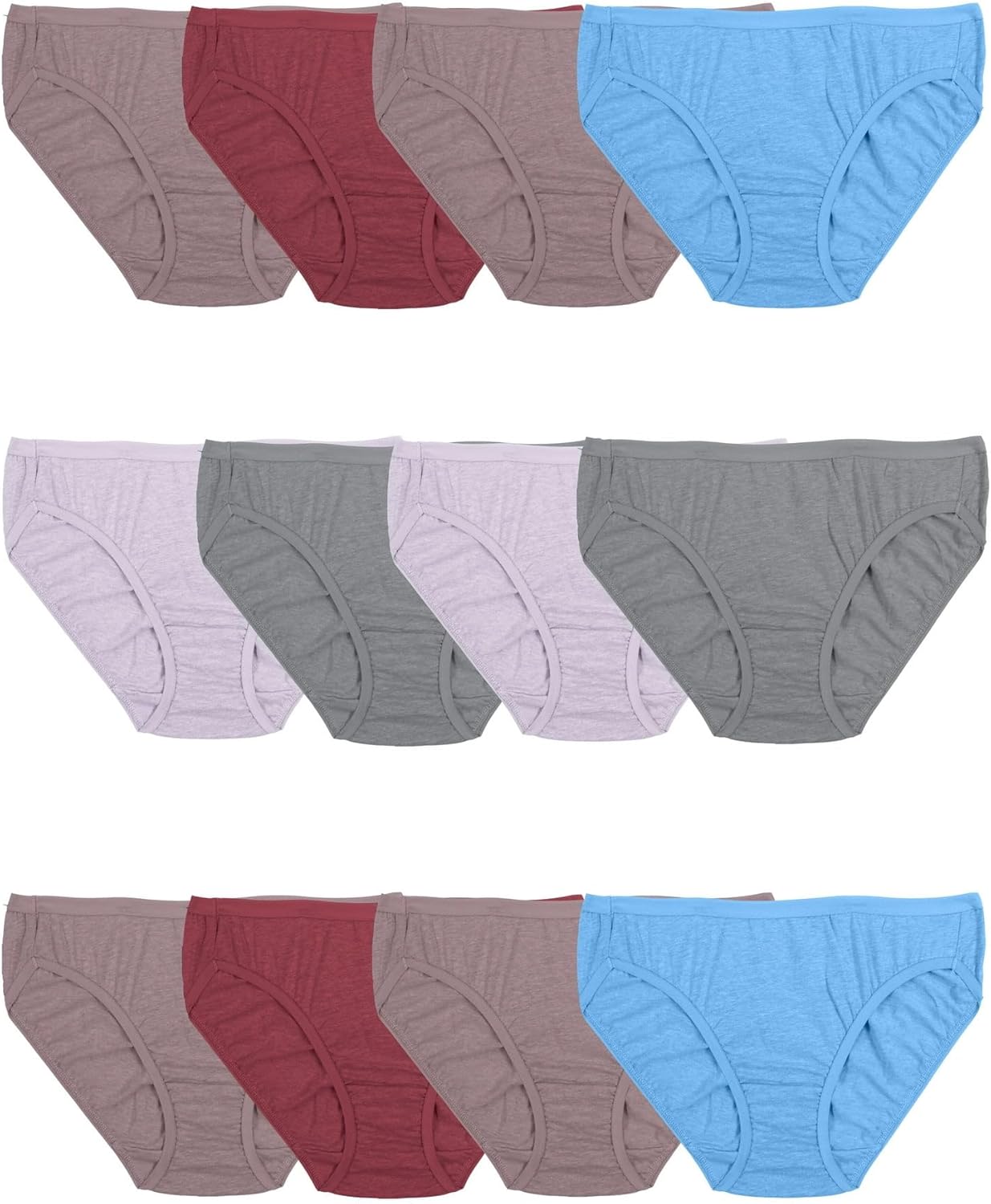 Women's Beyondsoft® Bikini Panty, Assorted 12 Pack at Amazon Women’s ...