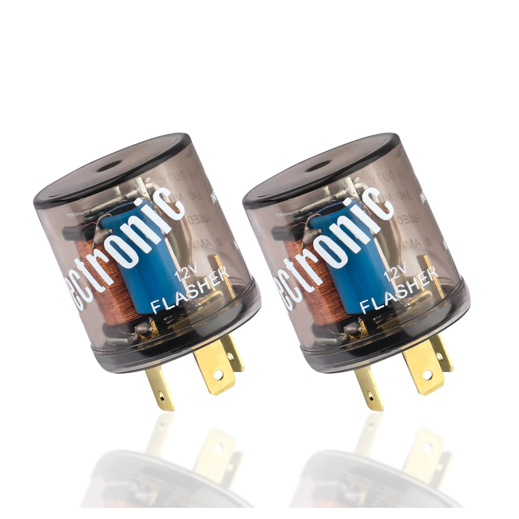 Snapklik.com : 2PCS 3Pin LED Flasher Relay,12V Heavy Duty Car Flasher ...
