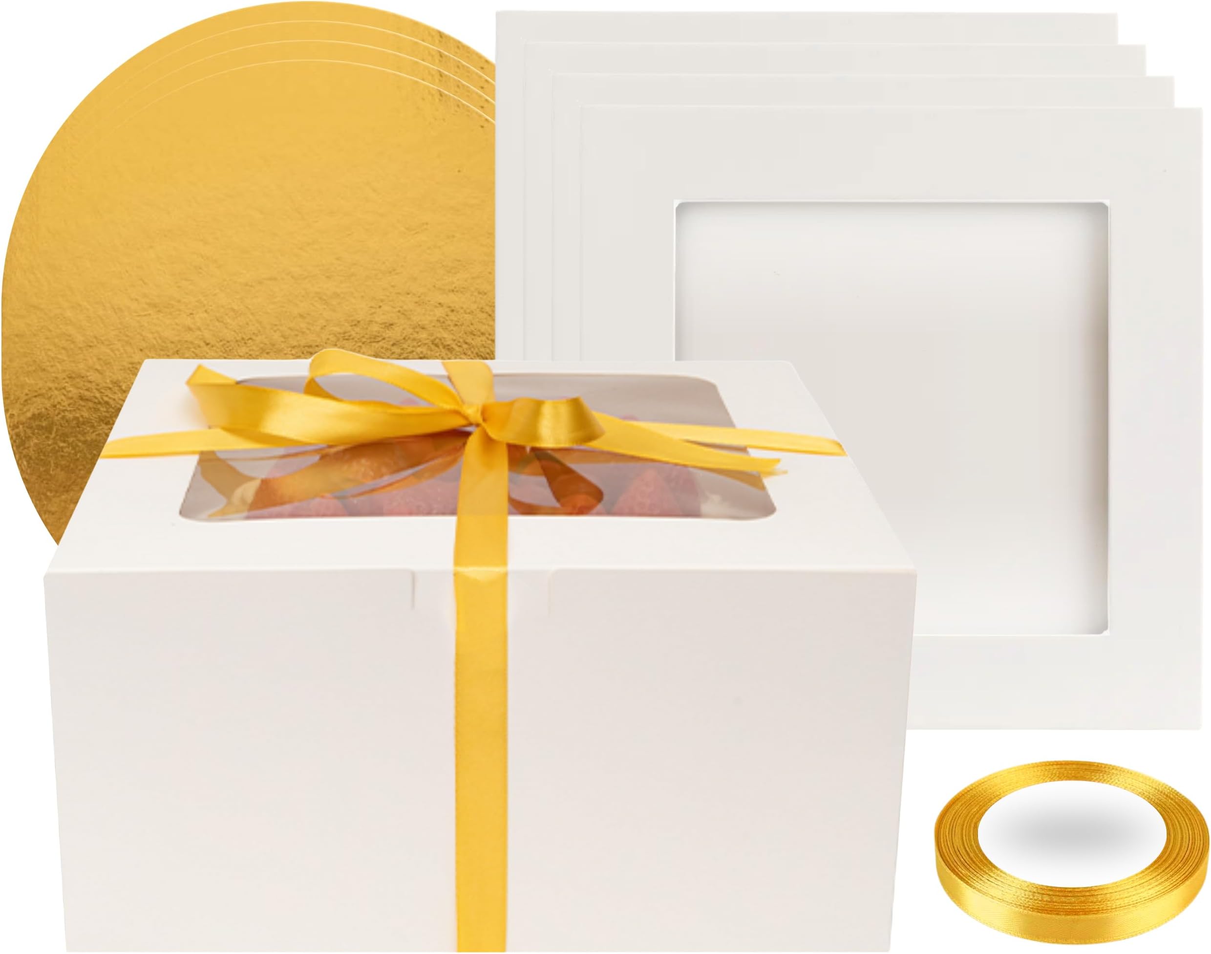 Amazon.com: Outus 24 Pcs Small Black Wedding Cookie Boxes 4.72 x 3.15 x ...