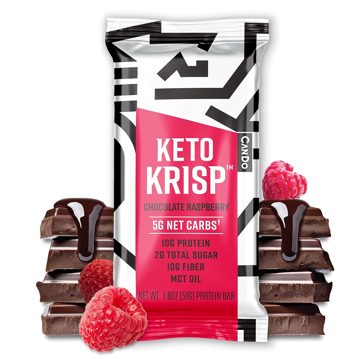 Amazon.com: Keto Krisp Keto Snack Bars - Low-Carb, Low-Sugar High ...