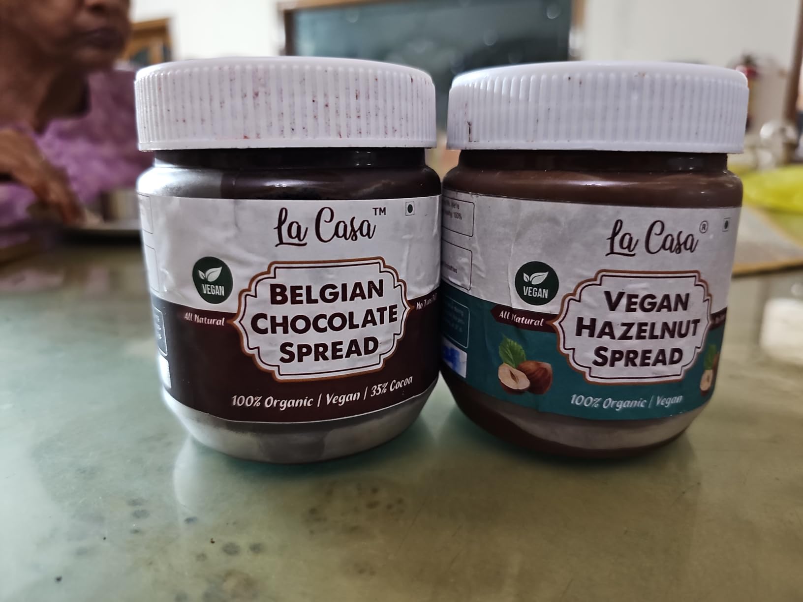 La Casa Choco Spread Combo - Milk + White Chocolate Spread | 2x350g ...