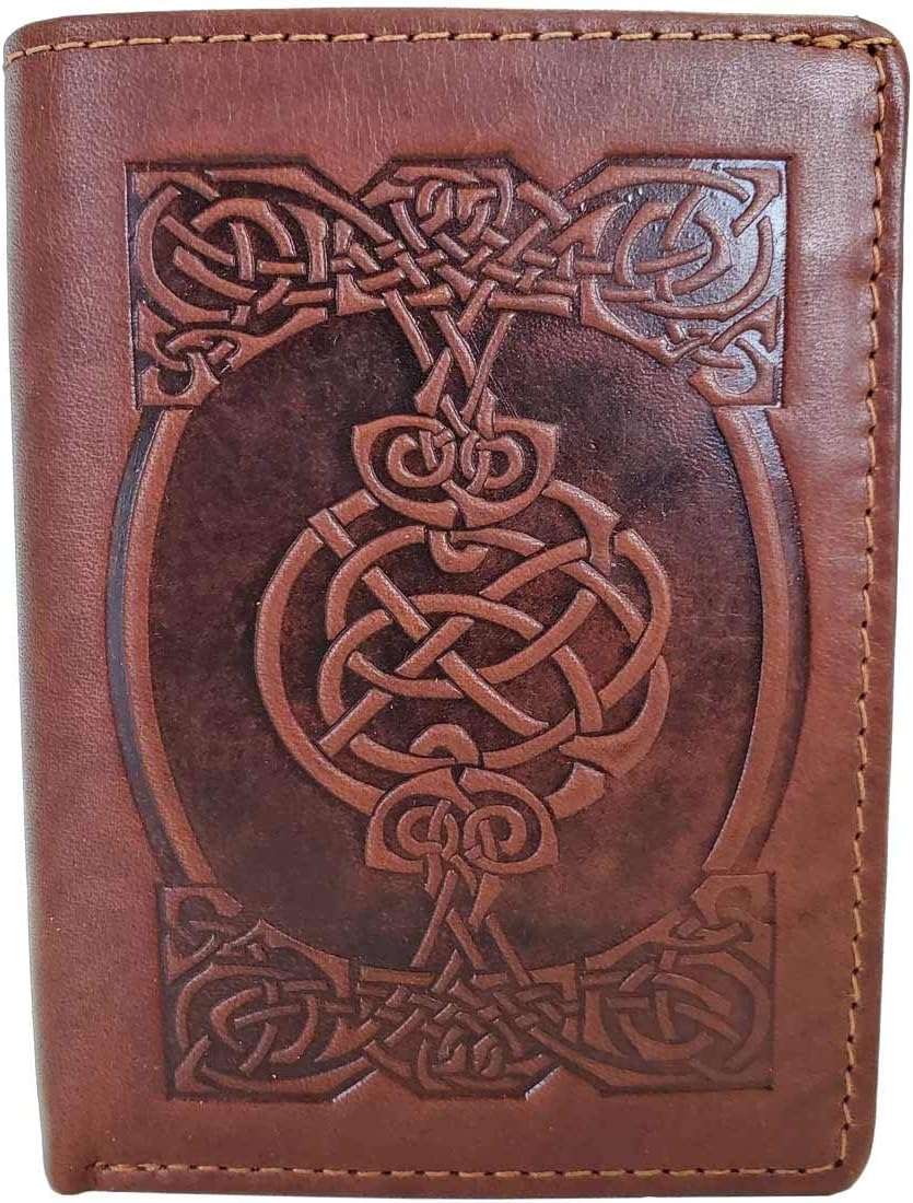 Amazon.com: USA Kilts Leather Celtic Wallet Sean Brown : Clothing ...
