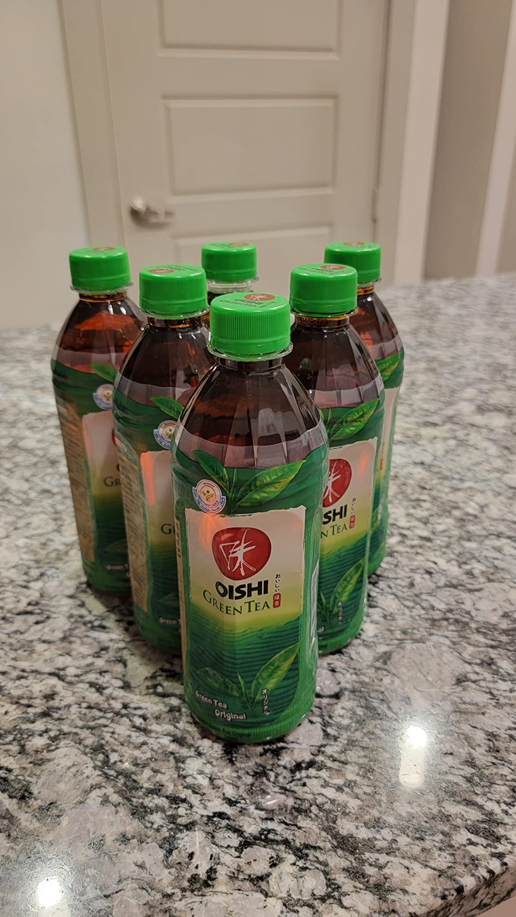 Amazon.com : Oishi Green Tea Original Flavored, 500ml 6 Pack : Grocery ...