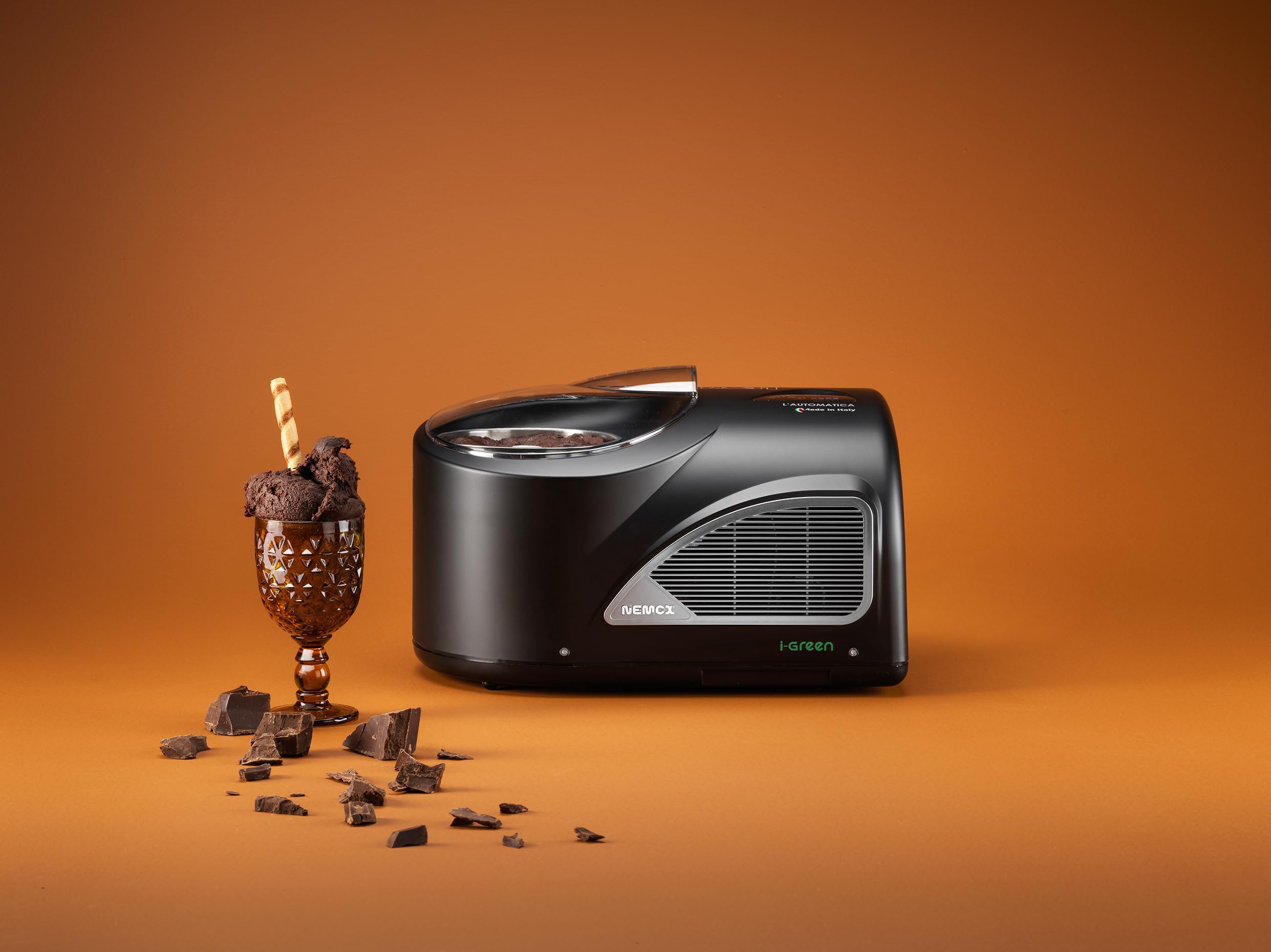 Nemox Logo Nemox Italy Gelato Ice Cream & Sorbet Maker Talent I Green,