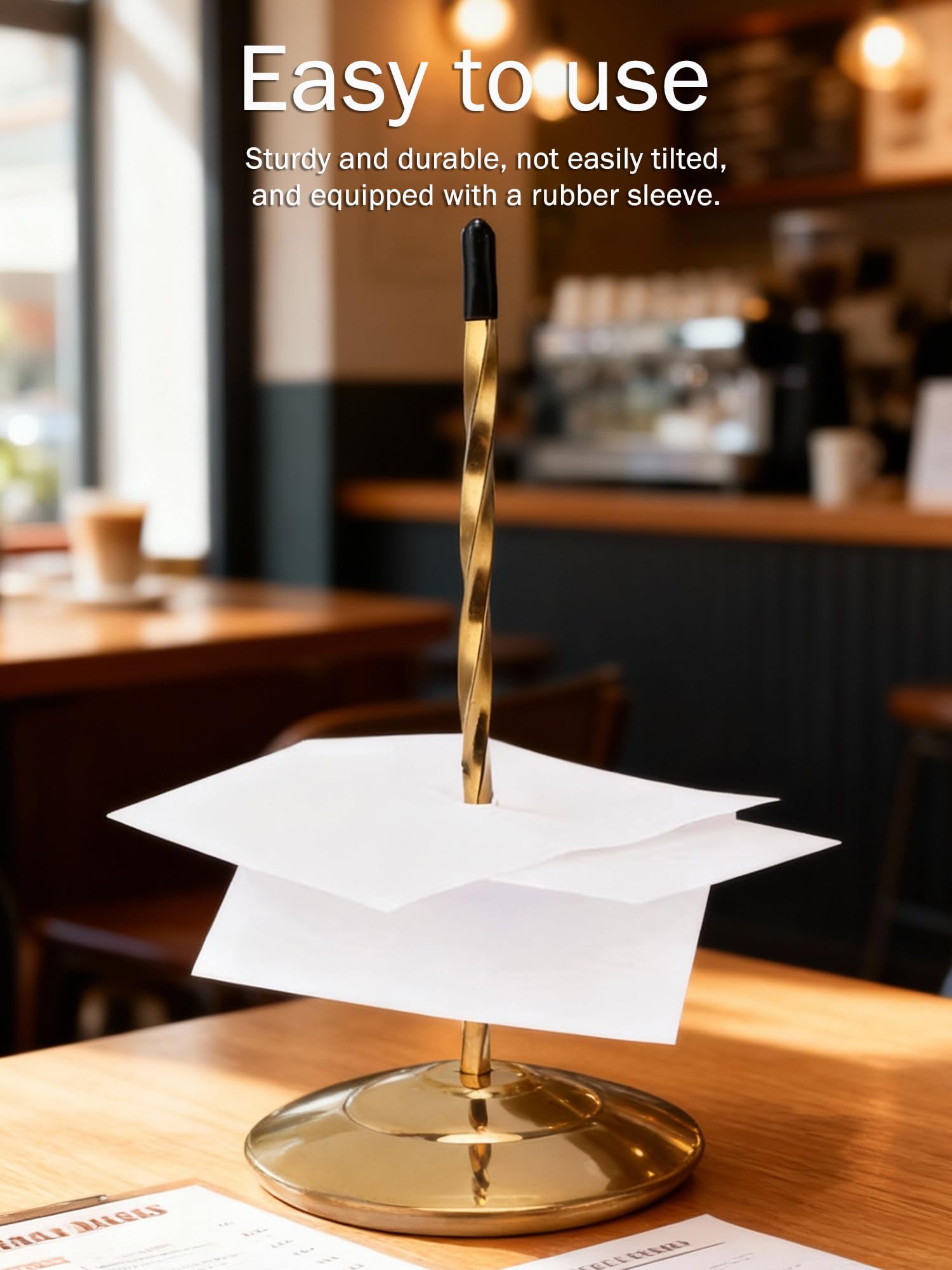 Snapklik.com : Haosie Ticket Spike, Receipt Holder, Non-Slip Receipt ...