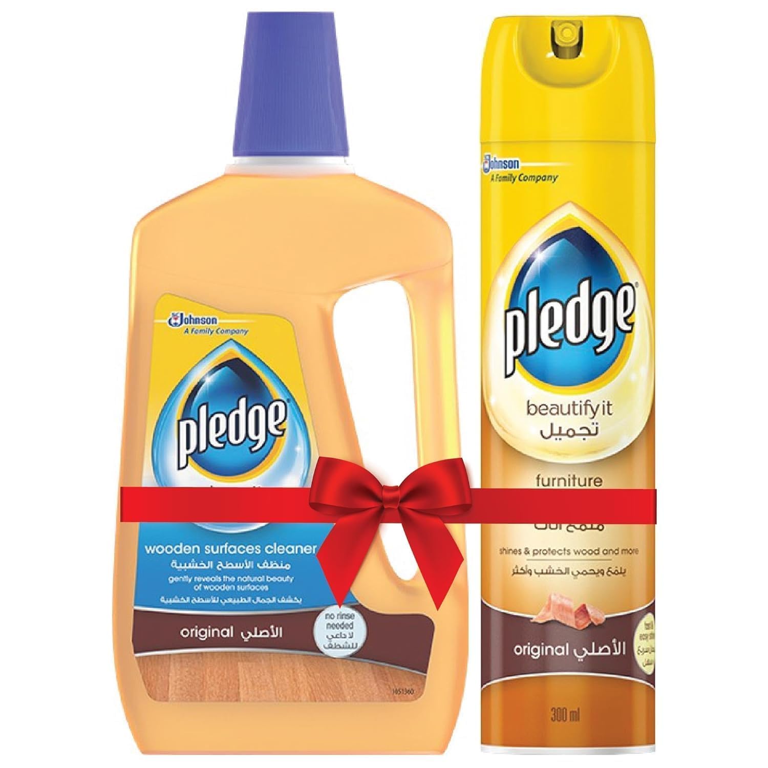 Pledge 1 original furniture polish 300 ml + 1 Liquid for Wooden ...
