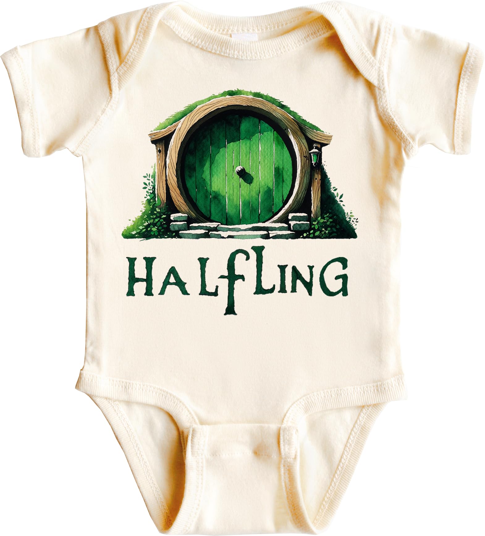Amazon.com: Halfling Baby Bodysuit, Nerdy Baby Gifts, Hobbit Door ...