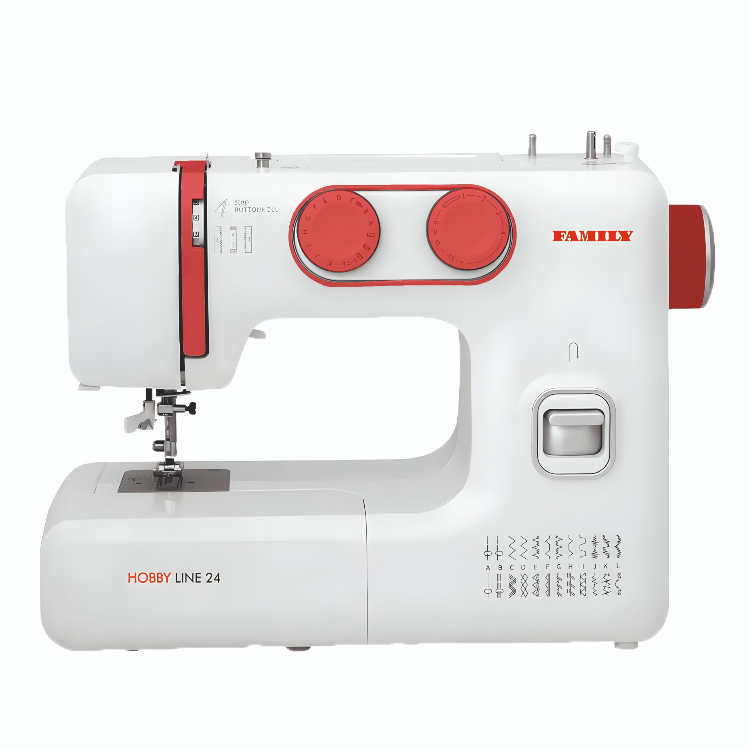 Amazon.com: FAMILY Hobby Line 24| Household Sewing Machine with ...