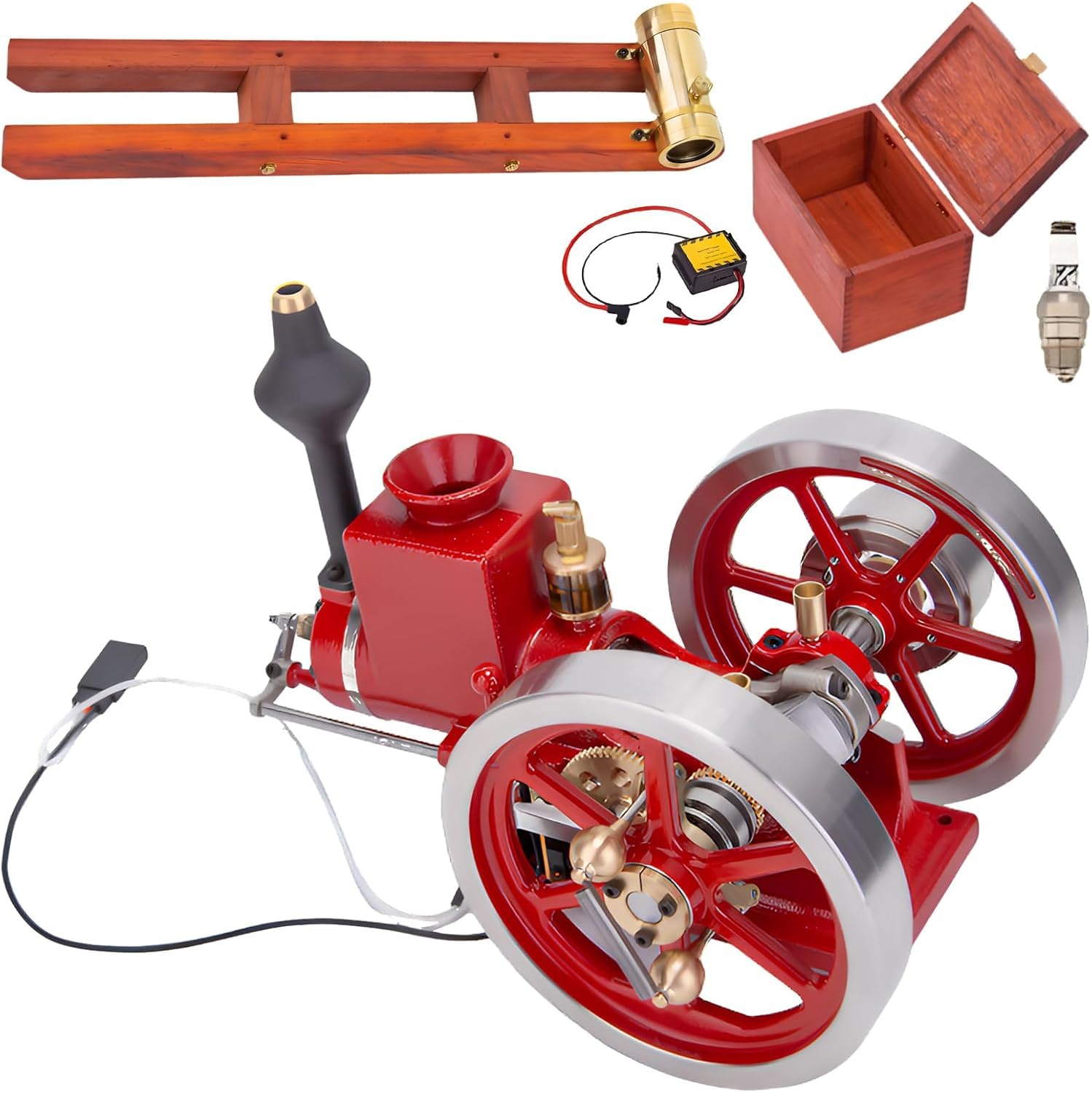 Amazon.com: Hit and Miss Engines Model Kit, Retrol HM-01 Engine 4 ...