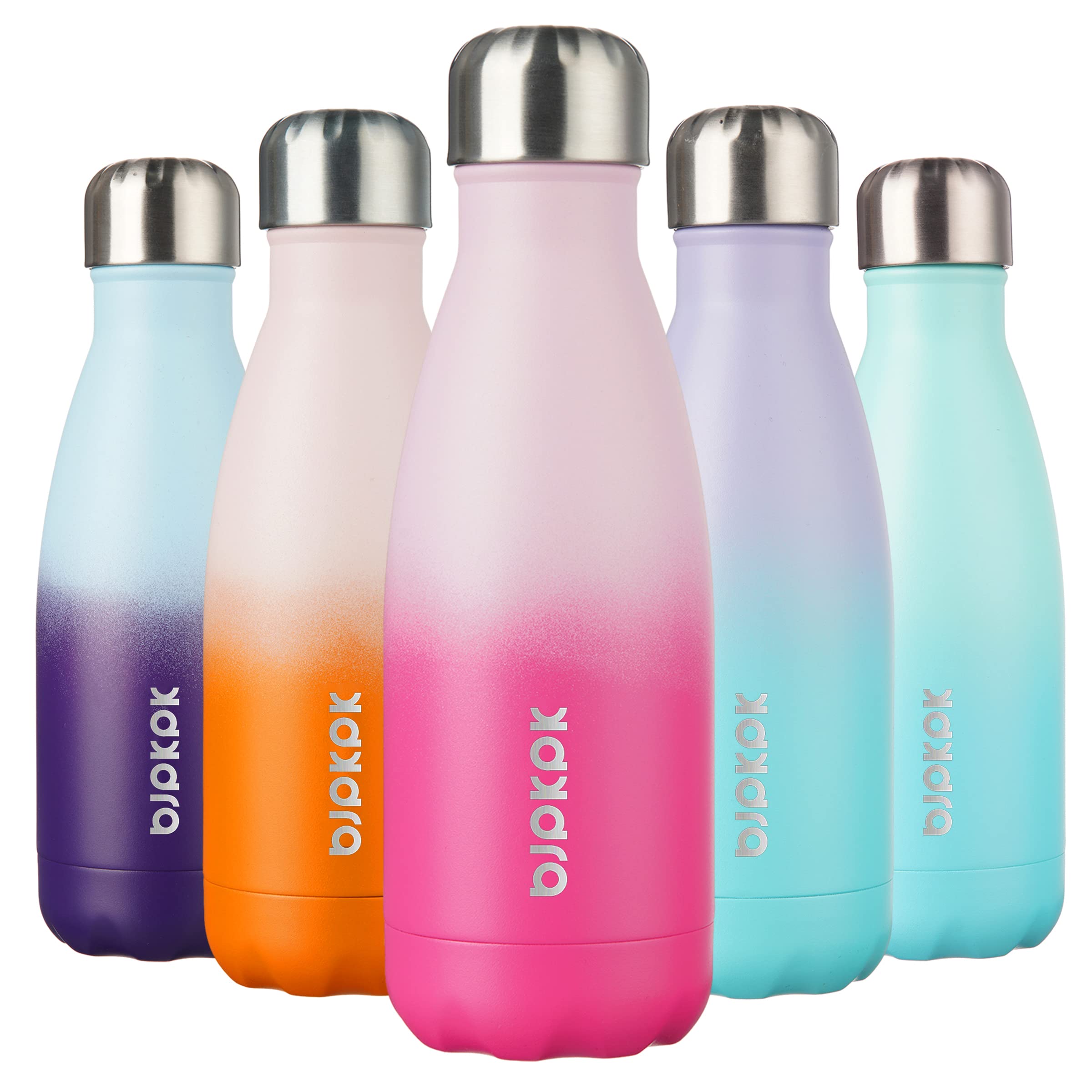 Snapklik.com : BJPKPK 12oz Water Bottles Stainless Steel Insulated ...