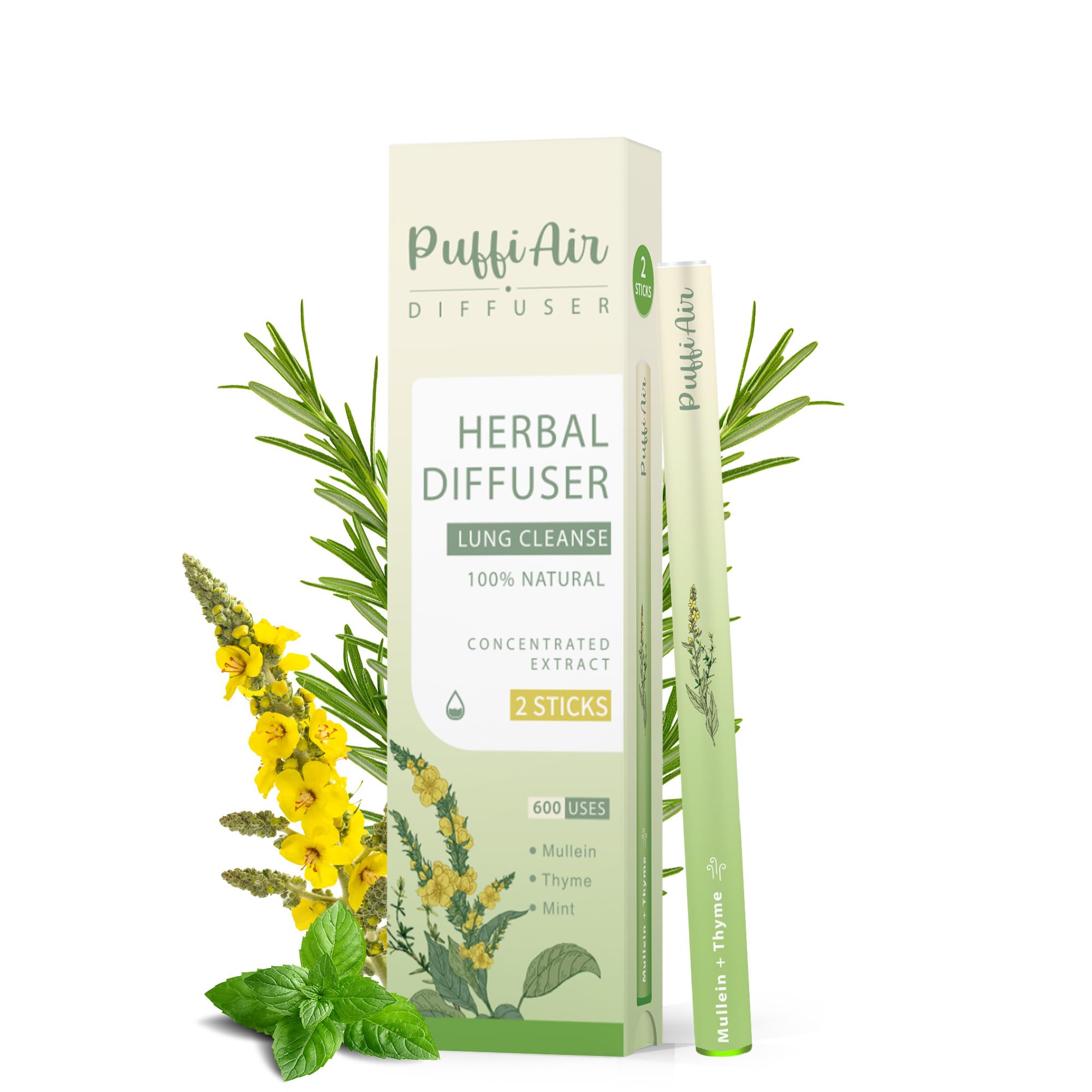 Herbal Diffuser Upgraded With Extracts Of Mullein Thyme And Mint ...