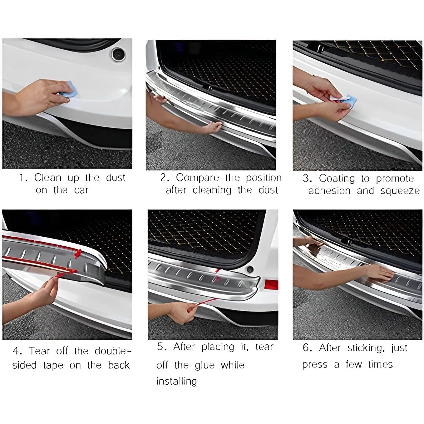 Mitsubishi Outlander Bumper GZBFTDH Trunk Door Sill Protector For ...