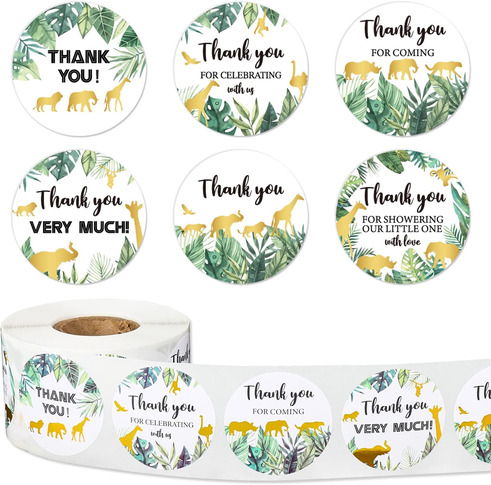 Amazon.com: 50 Thank You for Celebrating Our Little Star Stickers ...