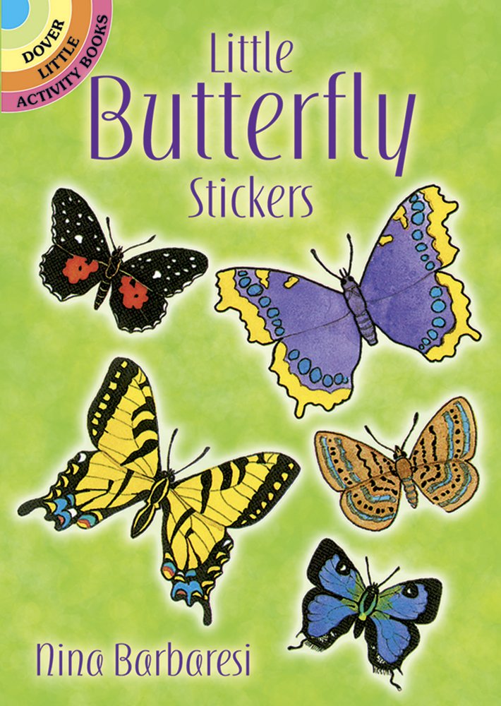 Little Butterfly Stickers (Dover Little Activity Books: Insects): Nina ...
