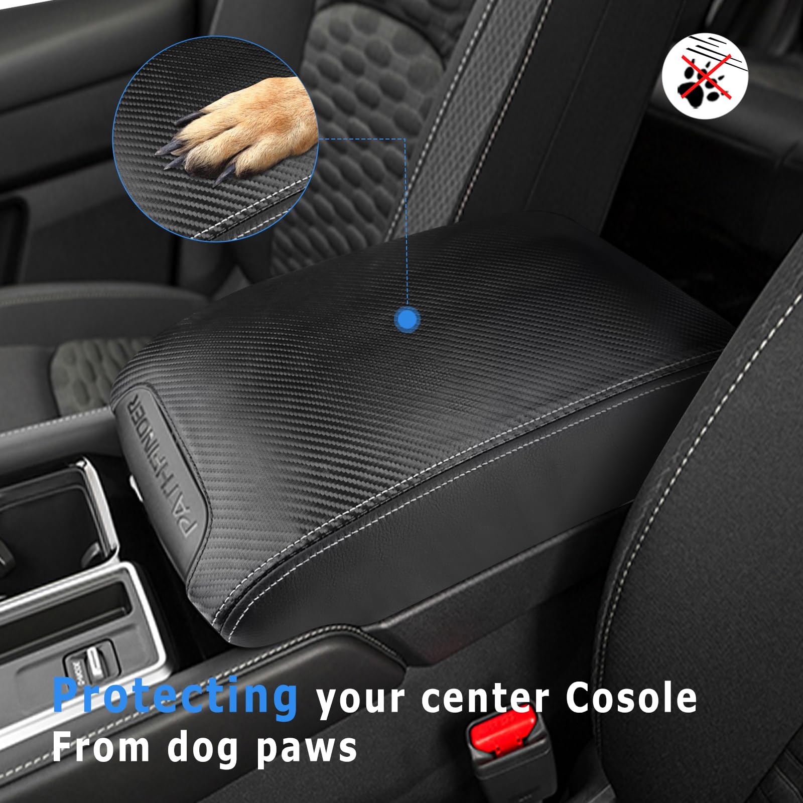Snapklik.com : INTGET Center Console Cover For Nissan Pathfinder ...