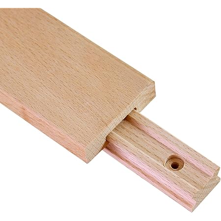 Btibpse Wooden Drawer Slides 13-3/4 Inches Classic Wood Center Guide ...