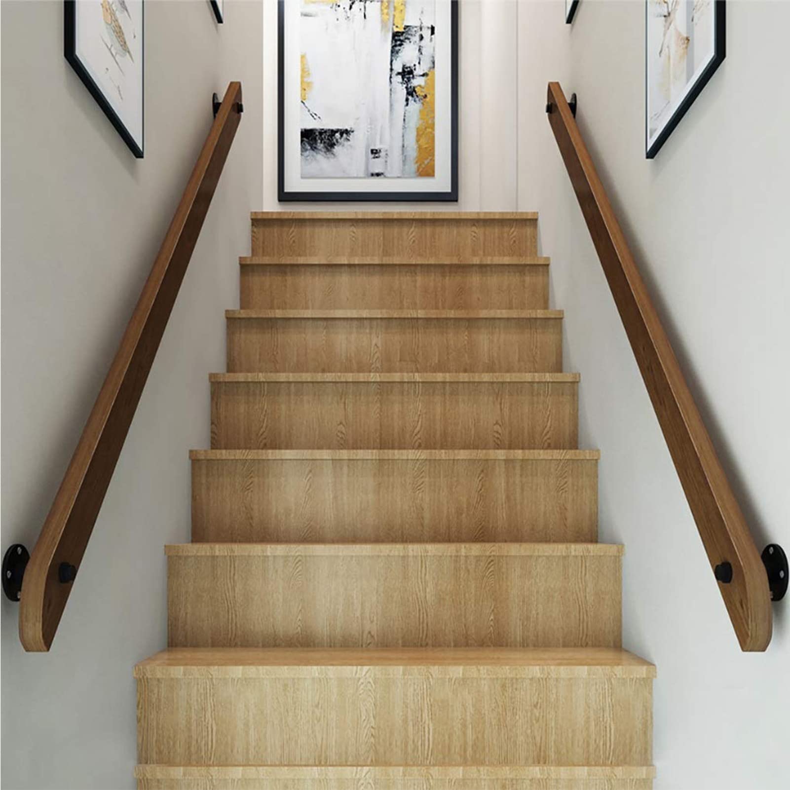 Buy Pipi Zhu Stairs Railing - Staircase Handrails, Wooden Anti-Slip ...