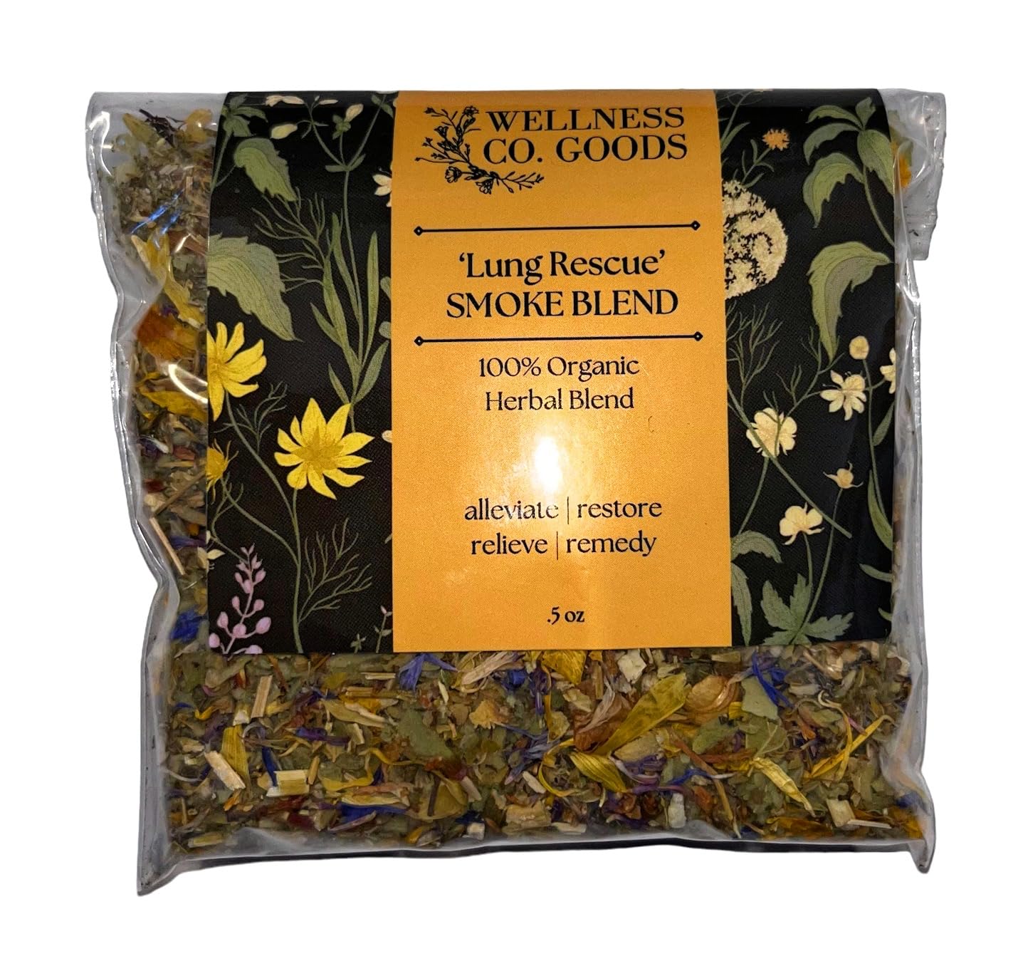 Amazon.com : Herbal Smoking Blend - Organic - Lung Rescue (0.5oz ...