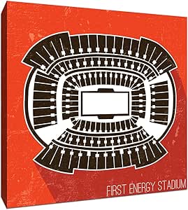 Amazon.com: First Energy Stadium - Football Seating Map - 24x24 Gallery ...