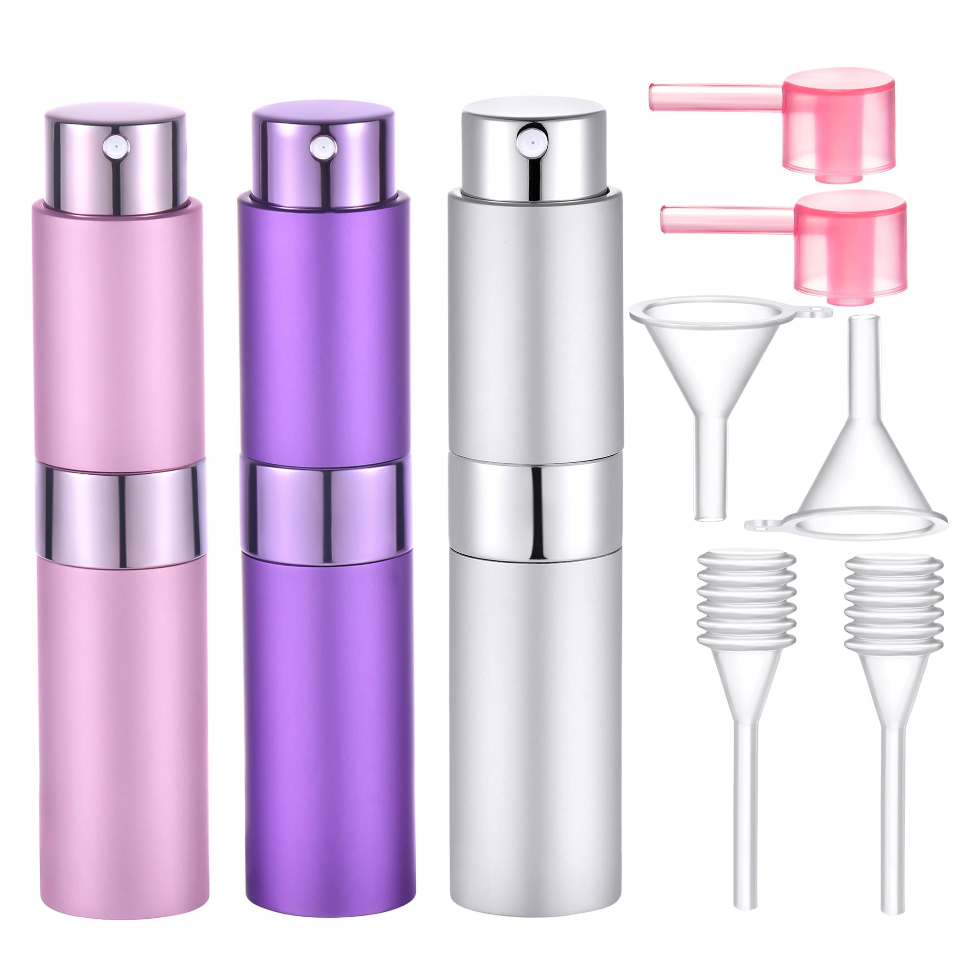 Amazon.com: Yikimyfo 3Pcs Travel Perfume Bottle Refillable, 8ml/0.27oz ...